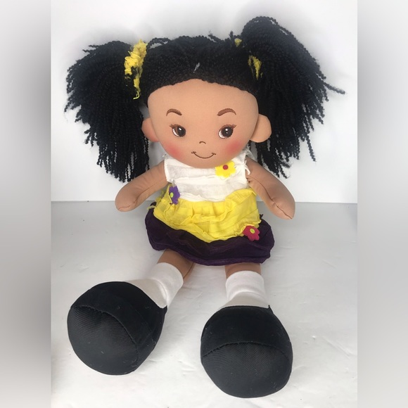 Toys | Linzy Plush 16 Yellow Aissa Rag Doll For Girls Soft Plush Rag ...